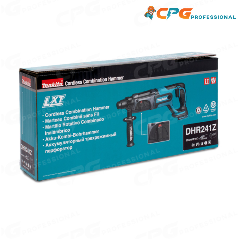MAKITA สว่าน สว่านโรตารี่ ไร้สาย 18V ขนาด 20 มม. รุ่น DHR241Z ++สินค้า ...