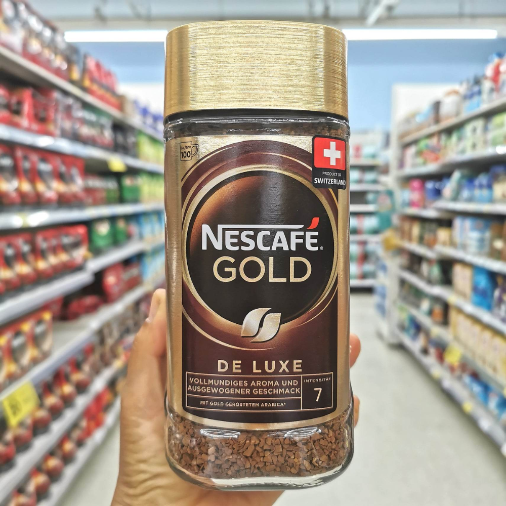 Nescafe Gold Deluxe Freeze-dried Instant Coffee เนสกาแฟ โกลด์ เดอ ลุกซ์ ...