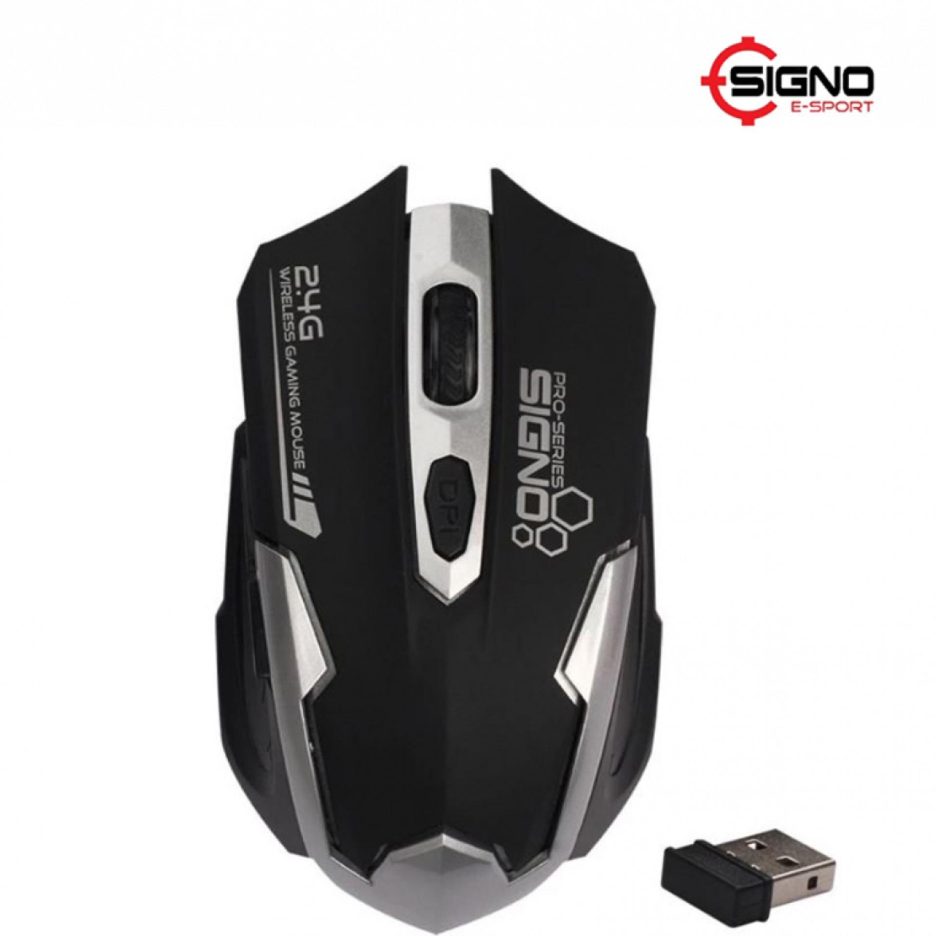 Signo Wireless Gaming Mouse WM-191BR (Red) - HDMI - ThaiPick
