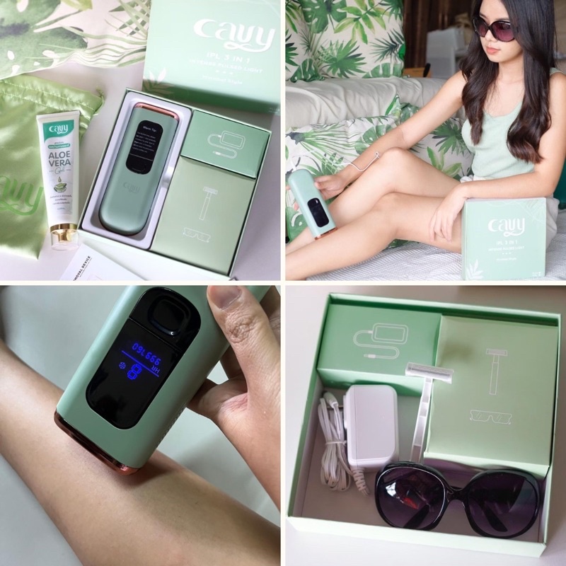 CAVY PLUS IPL เครื่องเลเซอร์กำจัดขน หน้าใส ลดสิว 3 ฟังก์ชัน พร้อมโหมด ...