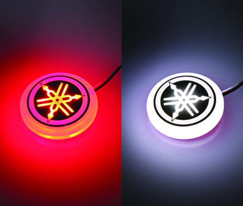 Yamaha Genuine Illuminated LED Light emblem badge X2 - Dongvomotors ...
