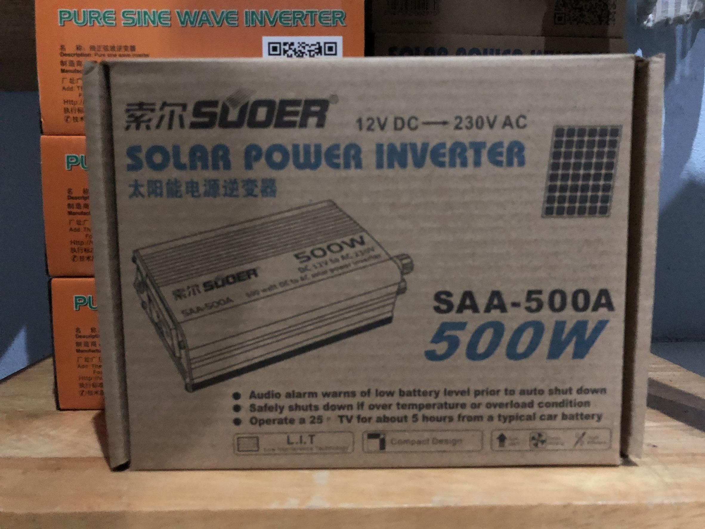 Inverter 500w 12V Suoer Modify Sine Wave (SAA-500A) อินเวอร์เตอร์ - I C Solar - ThaiPick