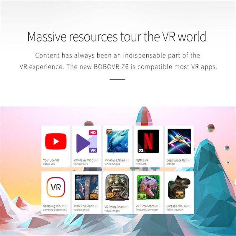 พร้อมส่งจากไทย BOBO VR Z6 Bluetooth VR Virtual Reality Headset 3D Glasses VR Glass ฟรี รีโมท ...
