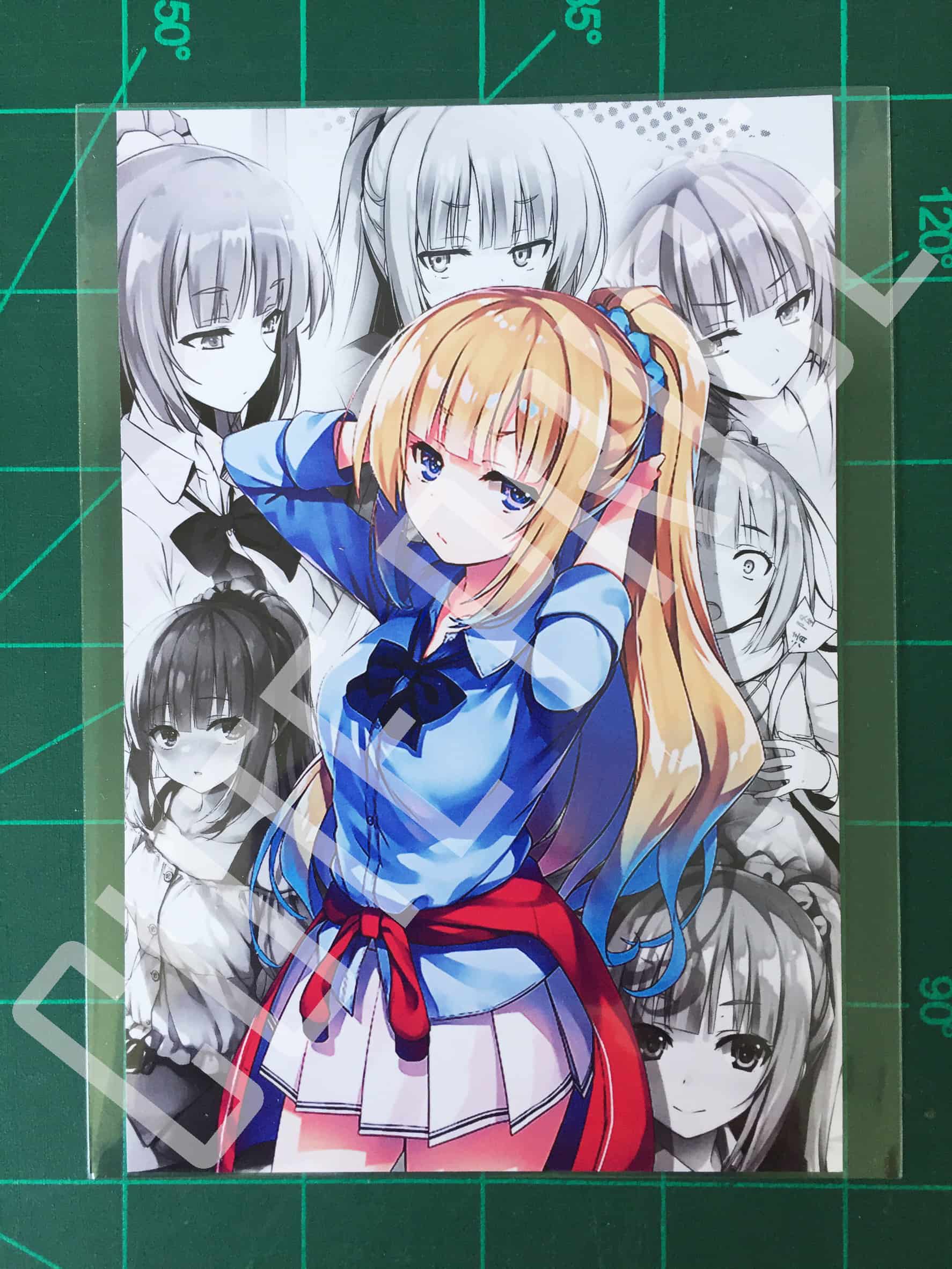 Postcard anime โปสการ์ดขนาด 4x6 นิ้ว ขอต้อนรับสู่ห้องเรียนนิยม(เฉพาะ ...