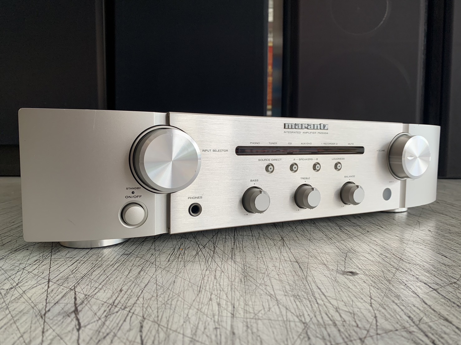 MARANTZ PM 5004 INTEGRATED AMPLIFIER 5060 HZ 110 W ตัวเครื่องหน้ากากสี ...