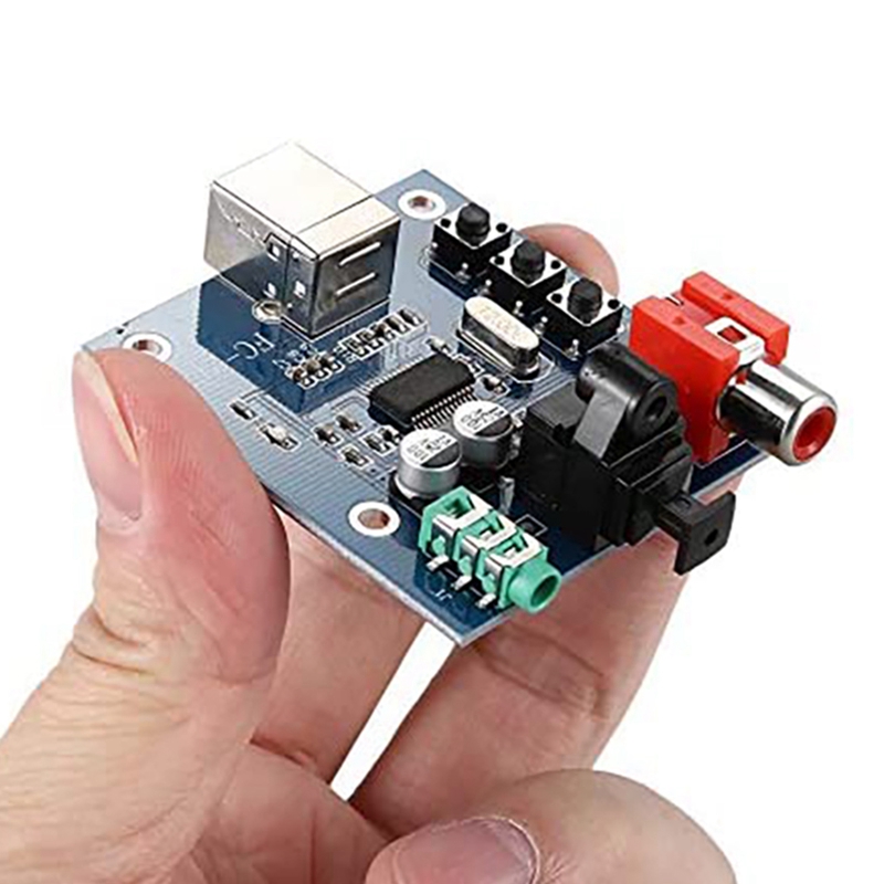 Sound Card Decoder, Decoder Board PCM2704 USB Sound Card DAC Decoder ...