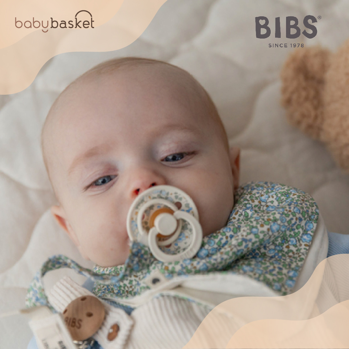 Bibs Liberty Pacifier clip จาก BIBS - Baby Basket Shop - ThaiPick