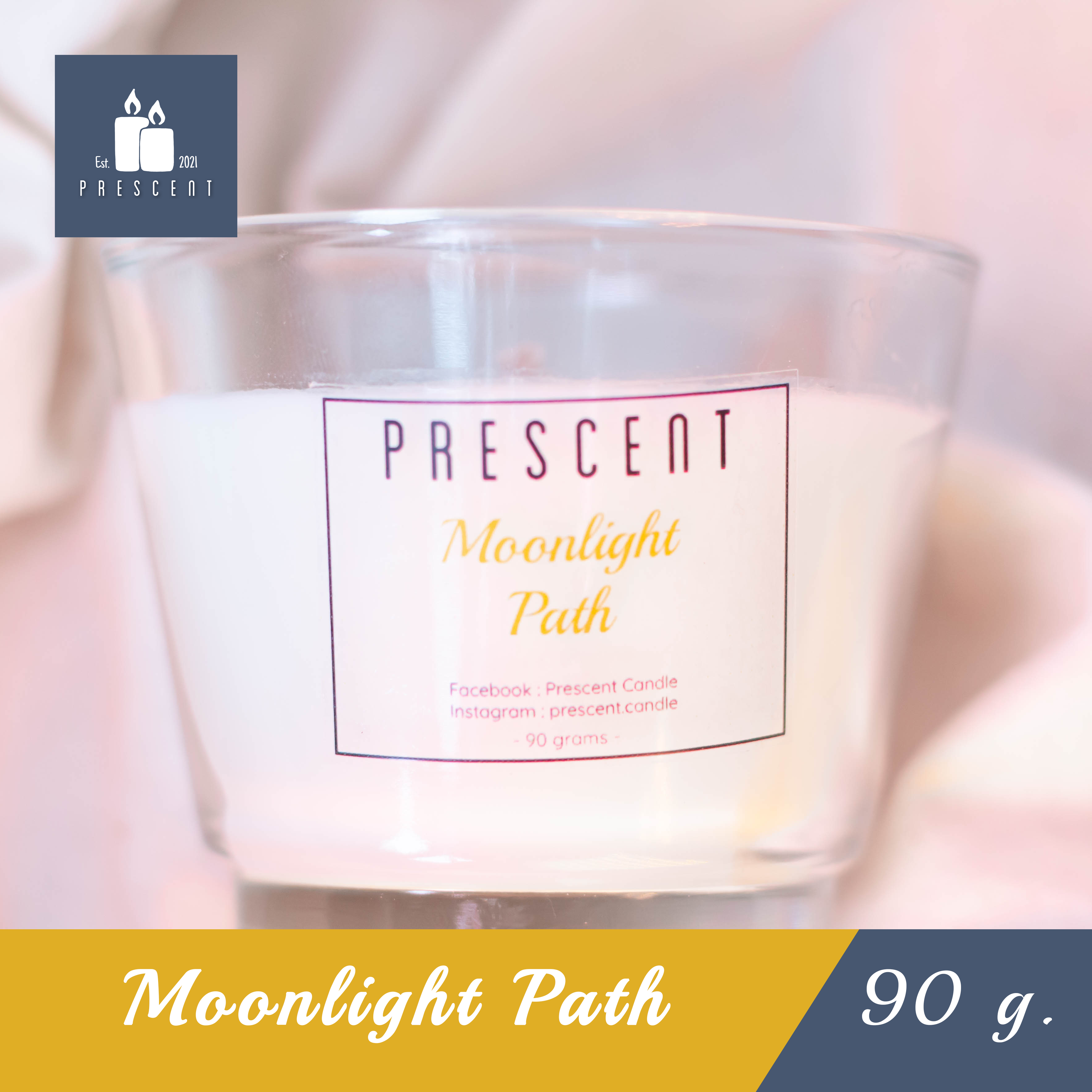 เทียนหอม Prescent Candle กลิ่น Moonlight Path | Lazada.co.th