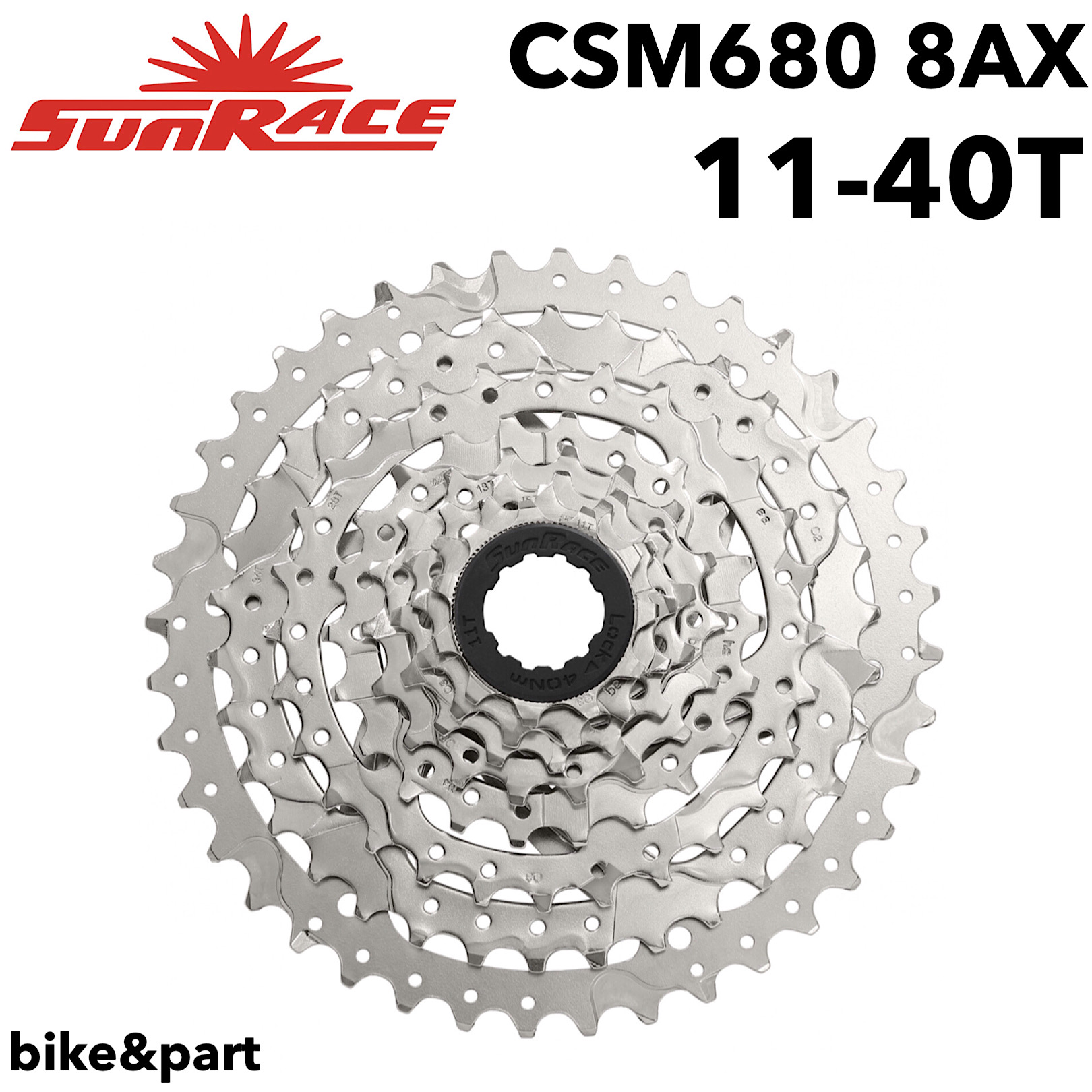 เฟืองสวม , สเตอร์สวม SUNRACE CSM680 / 11-40T / 8-Speed | Lazada.co.th
