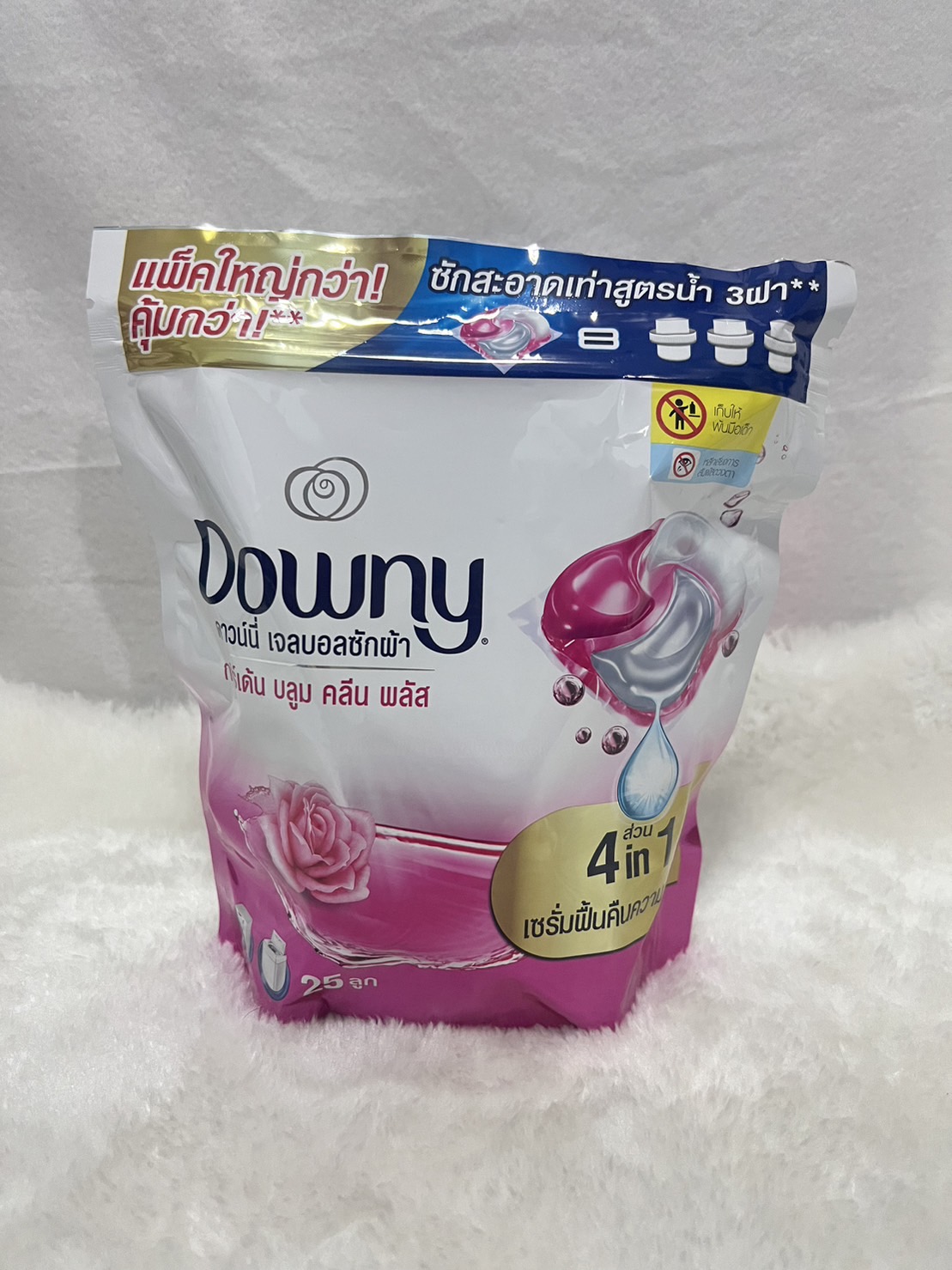 พร้อมส่ง Downy ดาวน์นี่ เจลบอล ซักผ้า ผลิตภัณฑ์ซักผ้า สูตรเข้มข้น 25 ลูก กลิ่นหอมมากๆจ้า ...