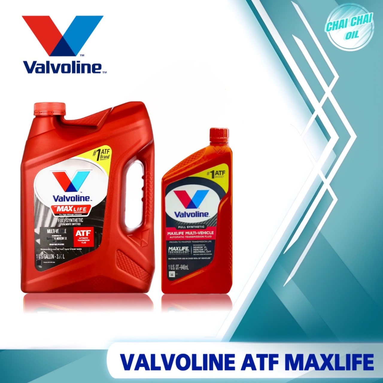 น้ำมันเกียร์ออโต้ Valvoline ATF Maxlife (ปริมาตร 946ml./3.78 ลิตร ...