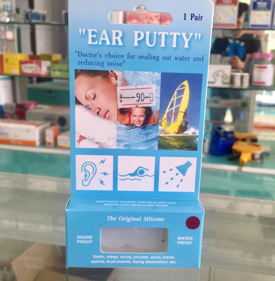 Ear Putty ที่อุดหูแบบซิลิโคน 1 กล่อง 2ชิ้น | Lazada.co.th
