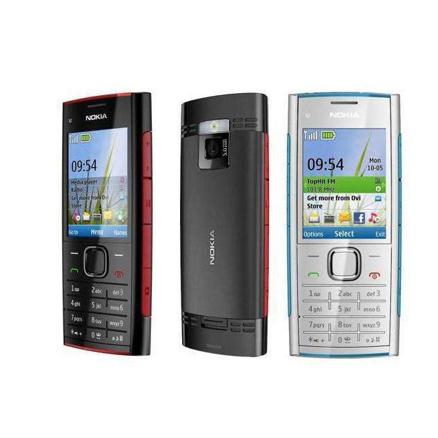 FOR X2 Legit Nokia X2-00 GSM 2.2Inches 5MP Bluetooth FM JAVA Unlocked Mobile Phone Cheap Keypad ...