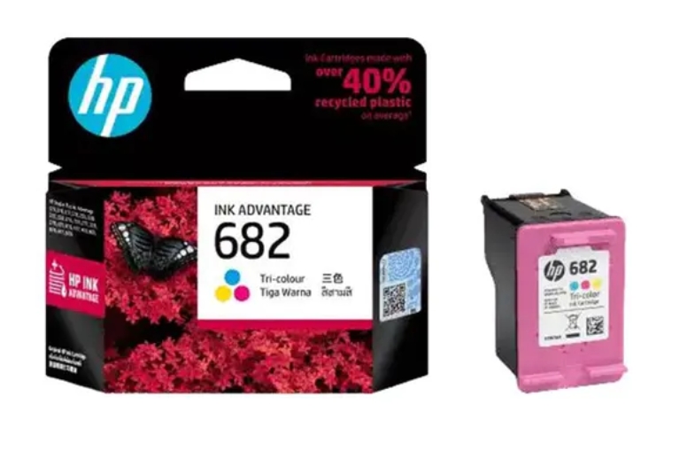 HP 682 Black+ Tri-color Original Ink Advantage Cartridge | Lazada.co.th
