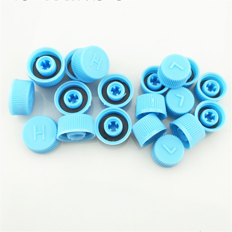 5 pairs, R134a R12 Service Port Valve Dust Cap High Low Side Air ...