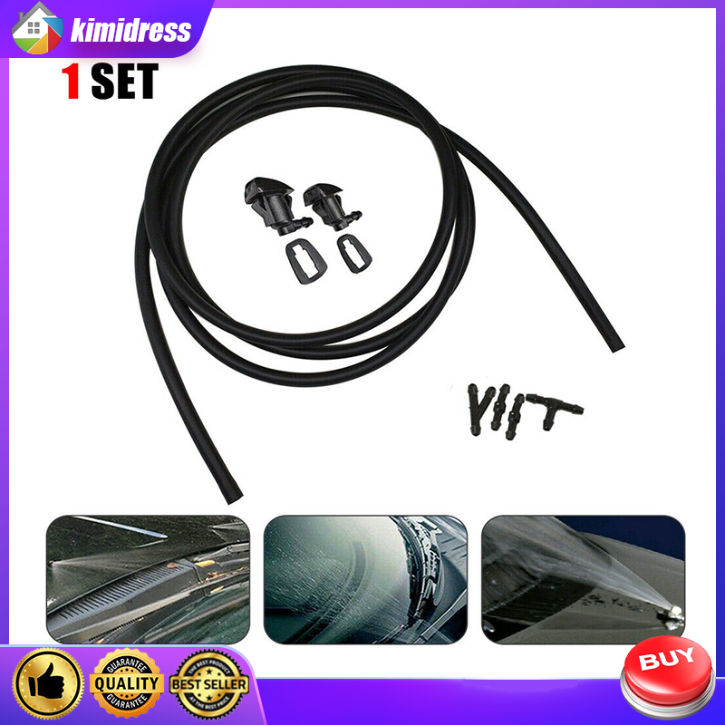 กระจกรถยนต์เครื่องซักผ้าWiperหัวฉีดน้ำJet & Hose ConnectorสำหรับToyota ...