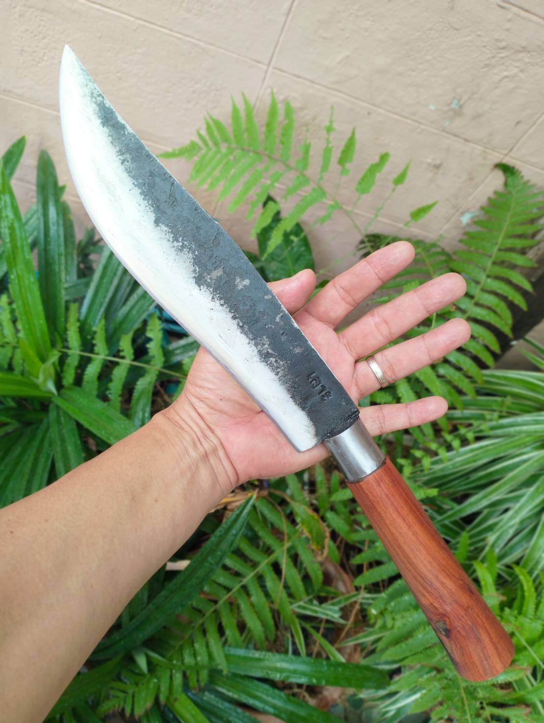 มีดเหน็บ โบวี่ มีดม้ง มีดเหน็บ อีเหน็บ (E-Nep) มีดเดินป่า มีดแคมป์ ใบ 9.9” SUP9 ตีร้อนชุบแข็ง ...