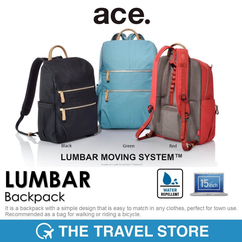 ACE Lumbar Backpack LUMBAR MOVING SYSTEM (ACE596010X) กระเป๋าเป้ เป้ ...