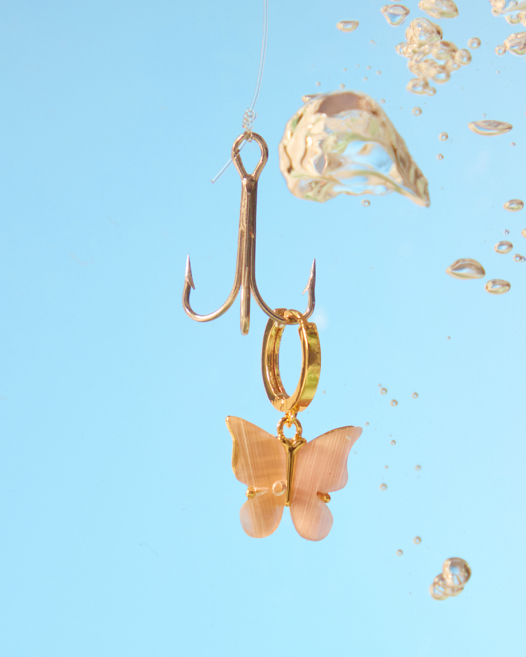 Julys - butterfly trap earrings - julysbkk - ThaiPick