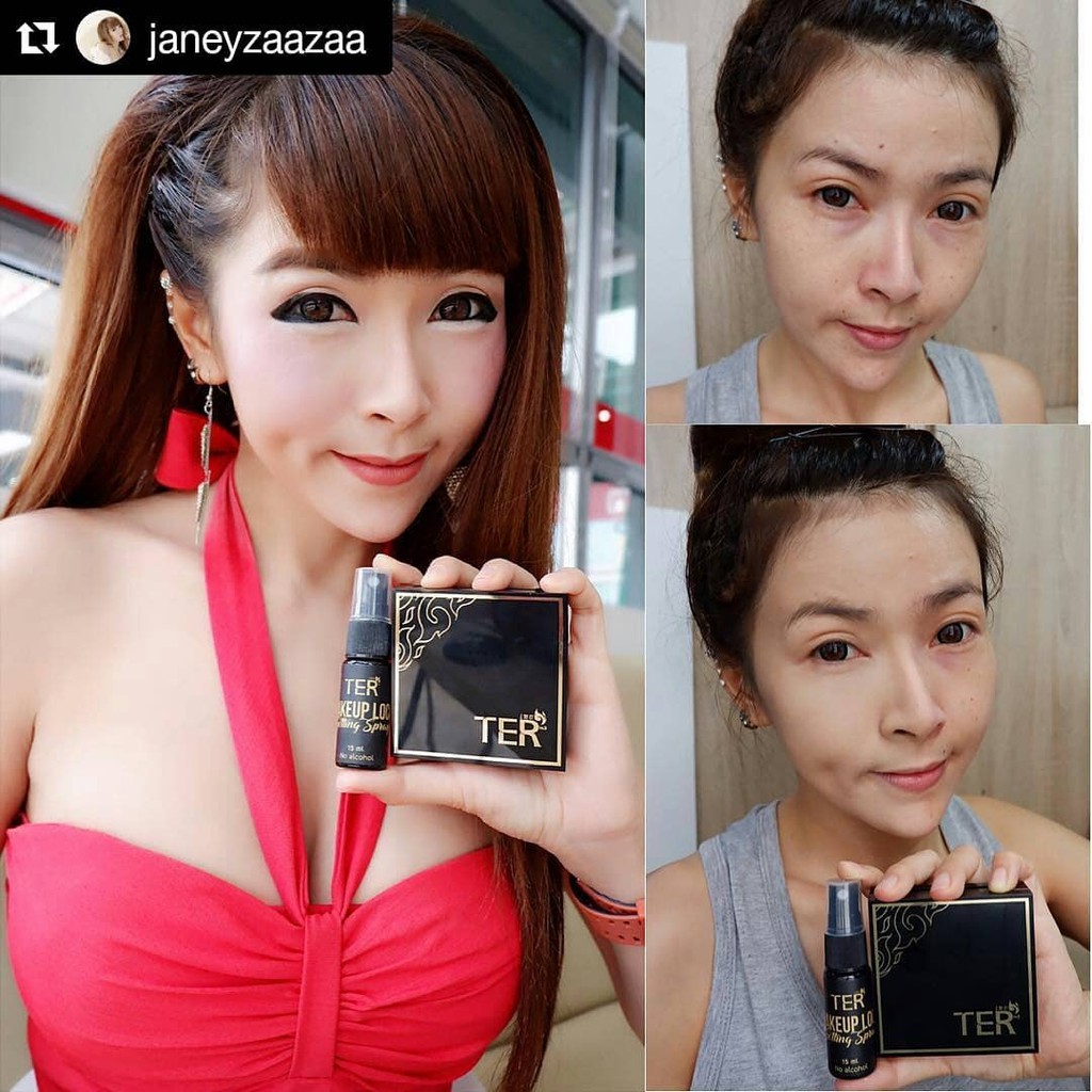 TER UV PROFESSIONAL MAKE UP POWDER แป้งเฑอ แถมสเปรย์เมคอัพล็อค | Lazada ...