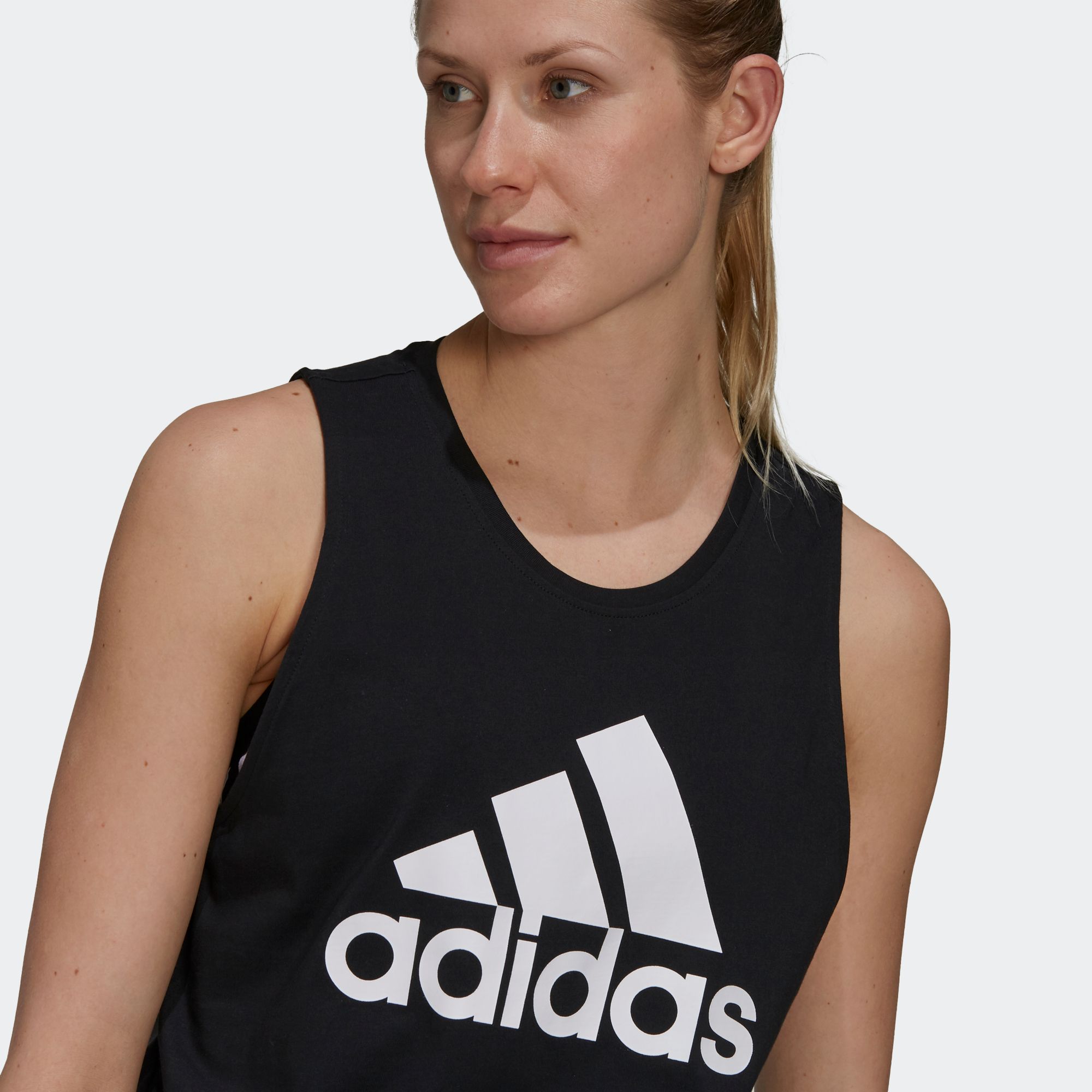 adidas เสื้อกล้าม Essentials Big Logo ผู้หญิง สีดำ GS1359 - adidas ...