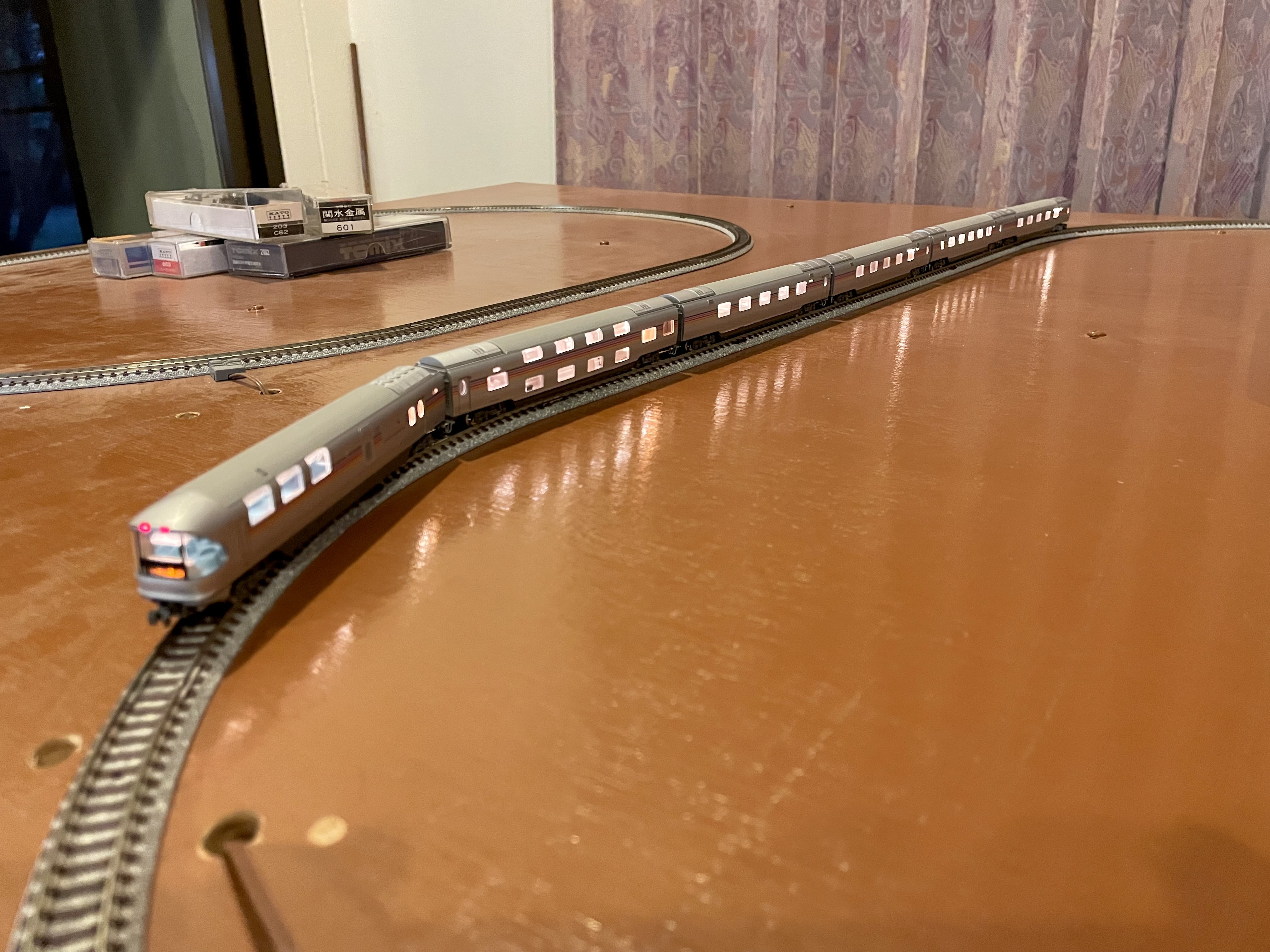 N Tomix 92253 Cassiopeia E26 Series EF510-500 Locomotive Kato New LED Sleeping Cars set of 6 ...