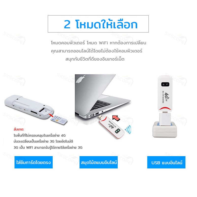 HERTZ 4G Pocket Wifi Router โมบายไวไฟ เราเตอร์ไร้สาย 150Mbps Mobile ...