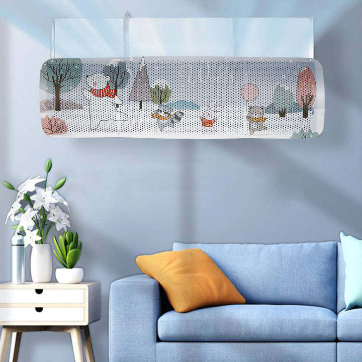 Air Con Deflector Air Conditioner Wind Deflector Adjustable Foldable ...