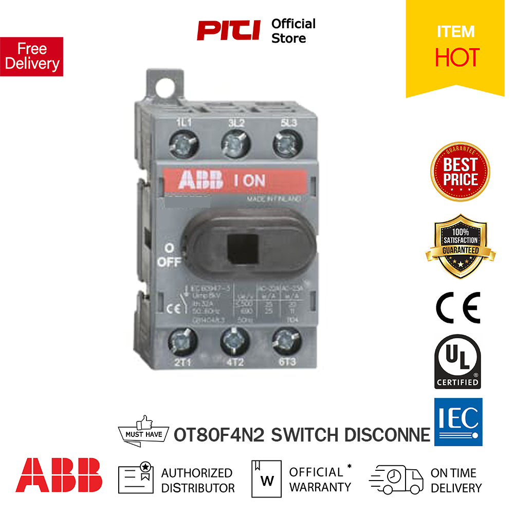 ABB OT80F4N2 SWITCH-DISCONNECTOR ABB ต้องที่ PITIGROUP | Lazada.co.th