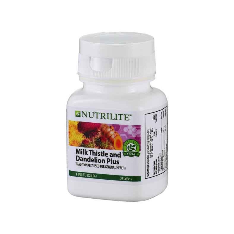 NUTRILITE Milk Thistle and Dandelion Plus (60 tab) นิวทรีไลท์ มิลค์ทิศ ...