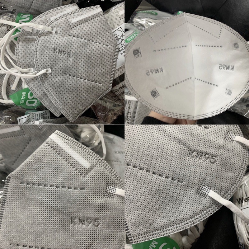 หน้ากากอนามัย 6 ชั้น KN95 N95 PM2.5 หน้ากากคาร์บอน แมสสีเทา กรองฝุ่น หนาพิเศษ แท้100- ผ้าปิดปาก ...
