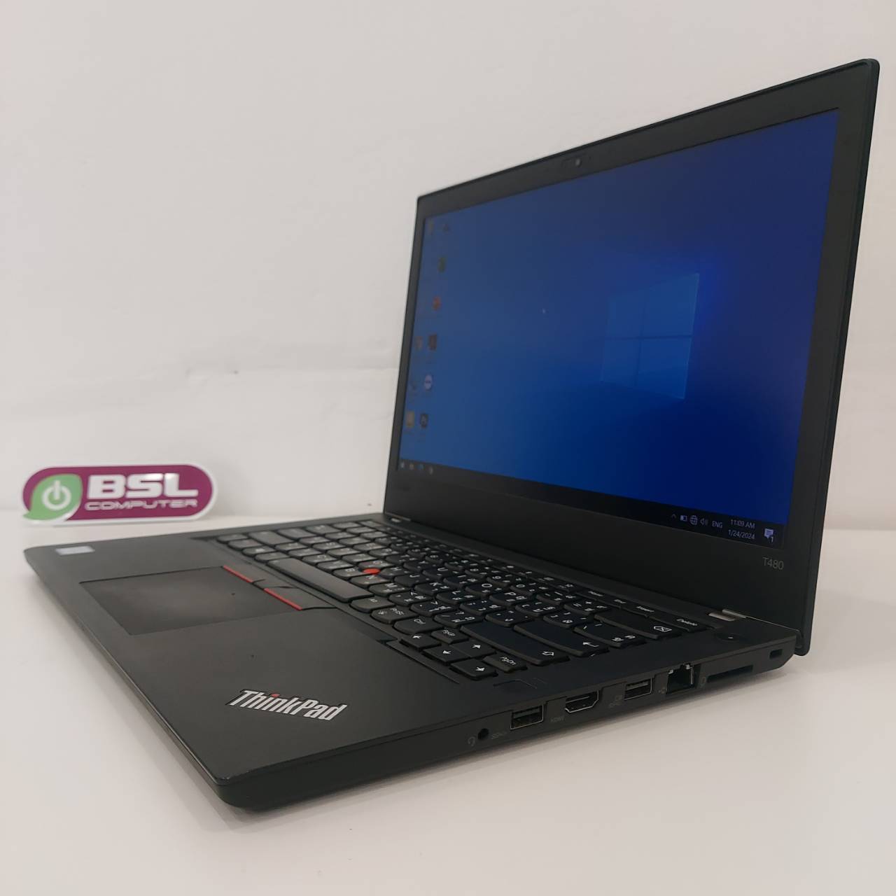 Lenovo ThinkPad T480 i5 gen 8 8GB SSD 120GB โน๊ตบุ๊คมือสอง ออกแบบ ...