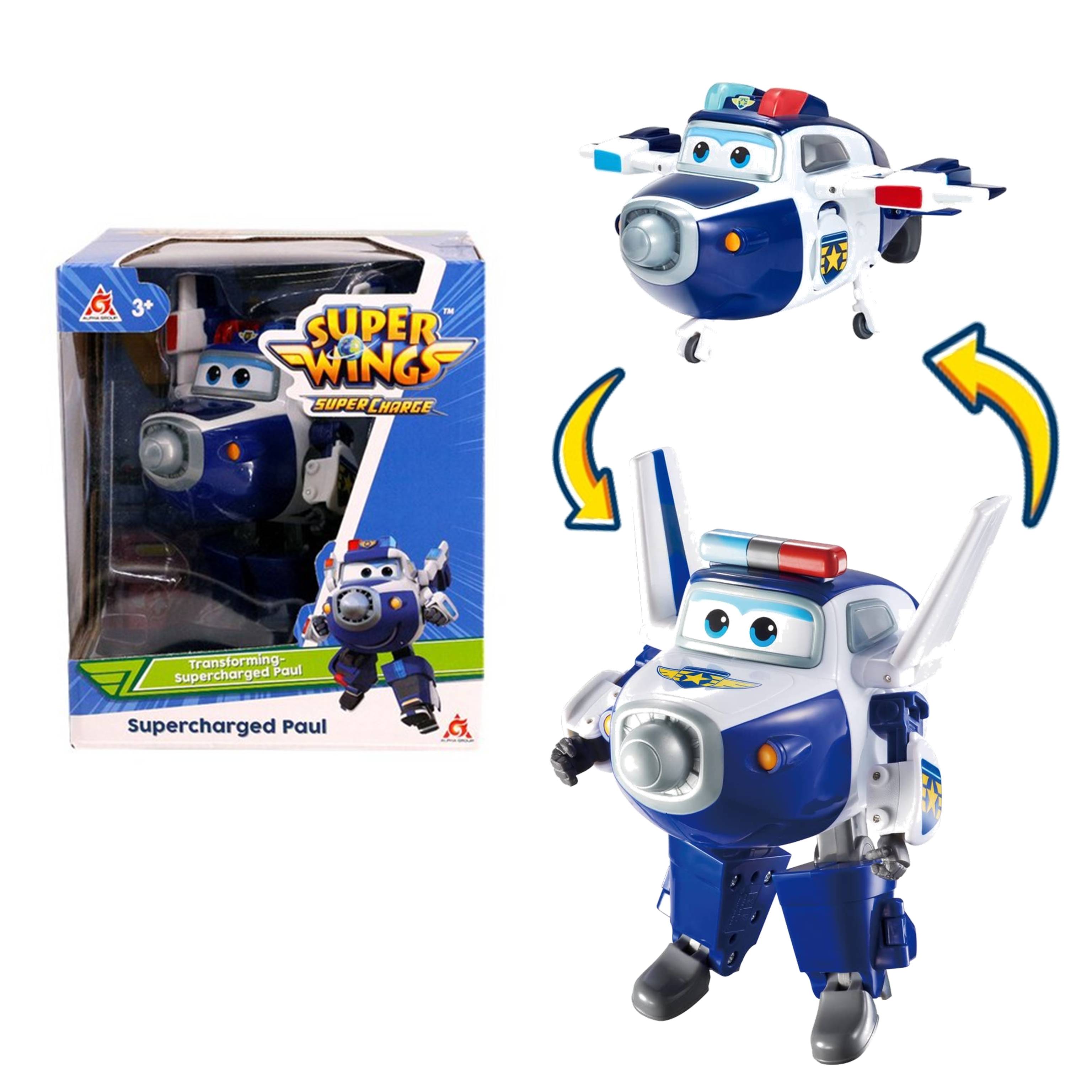 Super Wings 5“ Transforming-Supercharge Paul ซุปเปอร์วิงส์หุ่นแปลงพอล ...