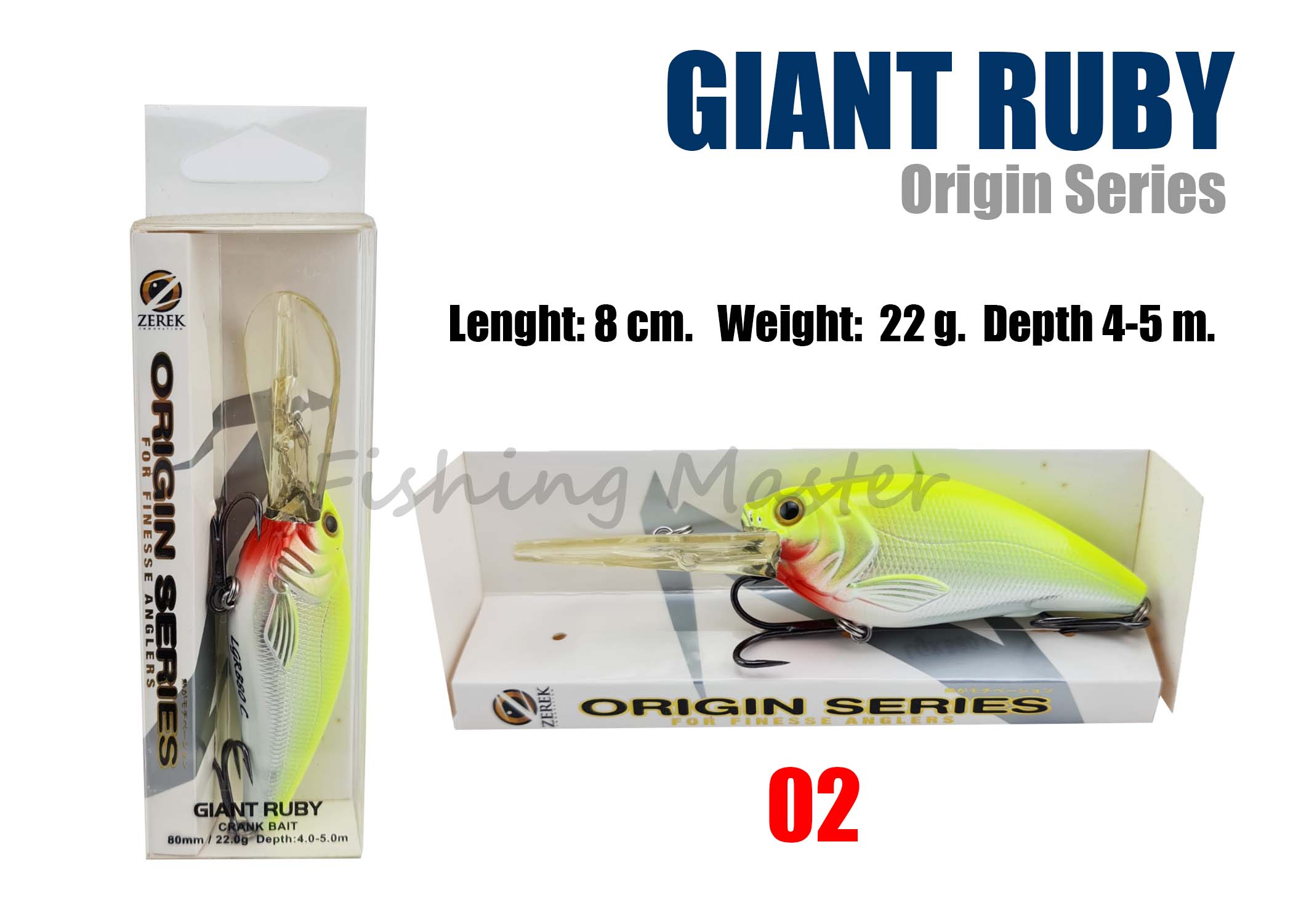 ZEREK Giant Ruby Crank Bait เหยื่อปลอม เหยี่อตกปลา เหยื่อ อุปกรณ์ตกปลา ...