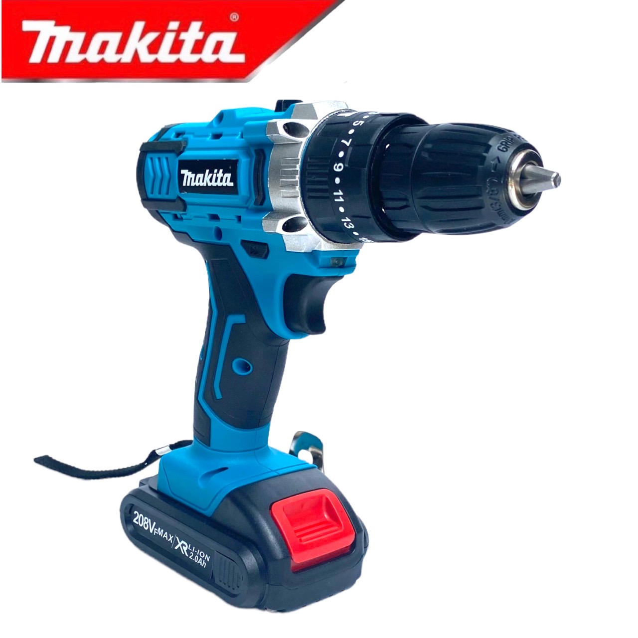 NEW MAKITA สว่านไร้สาย 208V 3ระบบ เจาะเหล็ก เจาะคอนกรีต ขันน็อตสกรู ...