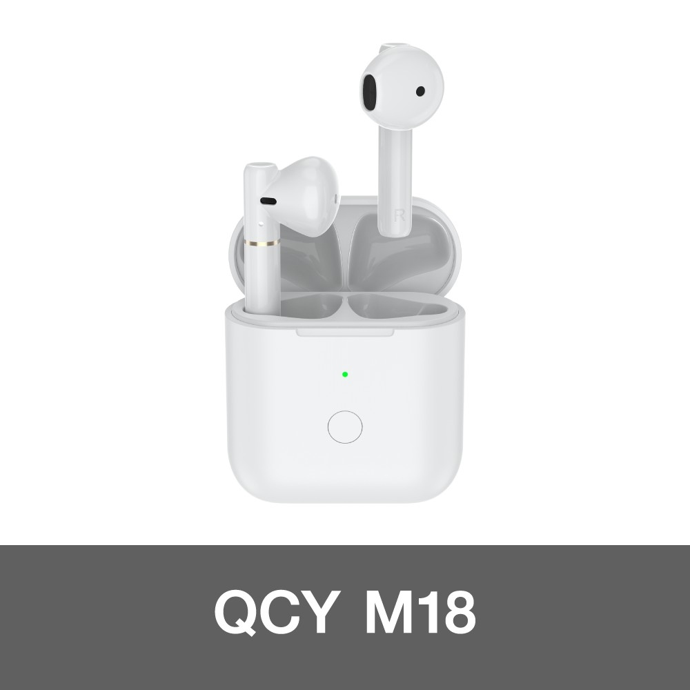 [เหลือ 494 บ. โค้ด FAYATC7W] พร้อมส่ง QCY M18 หูฟังไร้สาย True Wireless BT 5.1 กันน้ำ ลดเสียง ...