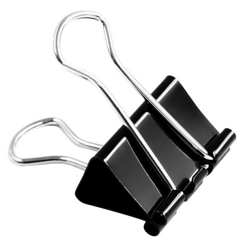 60 Pcs Office and School Binding Supplies 25mm Long Tail Clip Long Tail ...