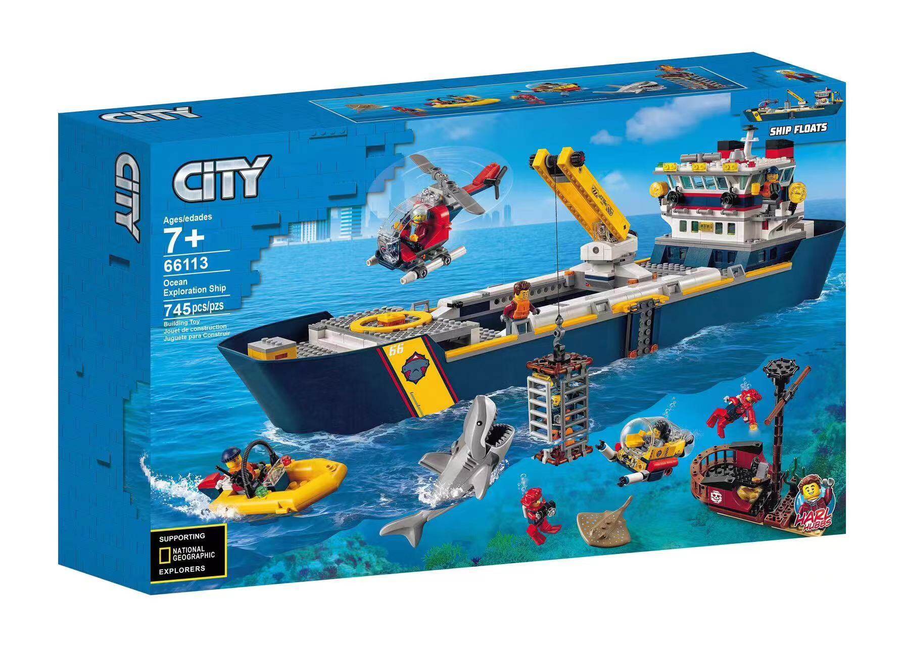 Same as LEGO 60266 Marine Research Vessel City Themes (ready to ship ...