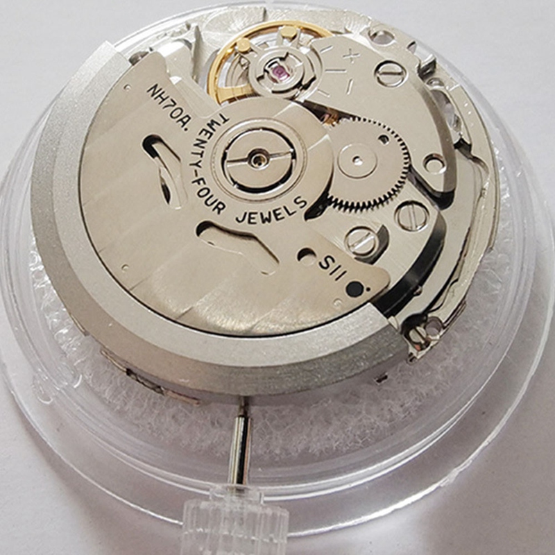 Japan NH70/NH70A Hollow Automatic Watch Movement 21600 BPH 24 Jewels ...