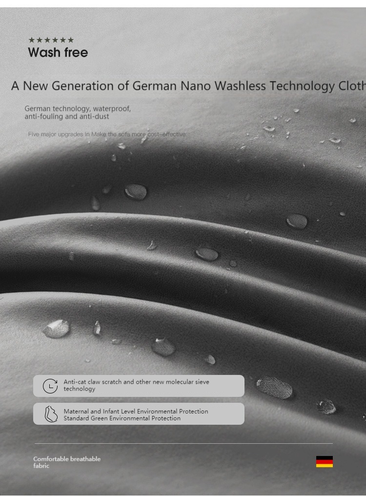 RCozy Life Sofa โซฟา Tech Cloth Light Luxury Modern Latex Waterproof ...