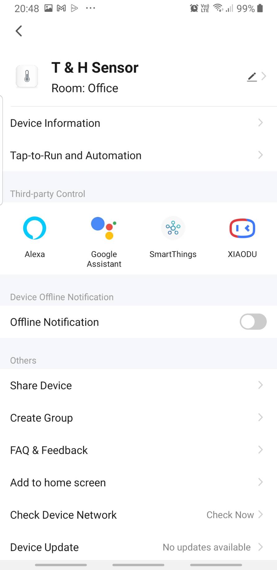 Tuya WiFi Temperature and Humidity Sensor รุ่น TH01 TH06 TH08 TH16 CW01 ...