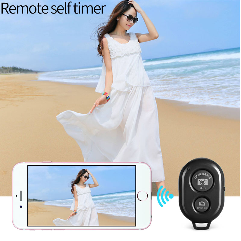 【ซื้อ 1 แถม 1】Wireless Camera Shutter Remote Control, Phone Bluetooth ...