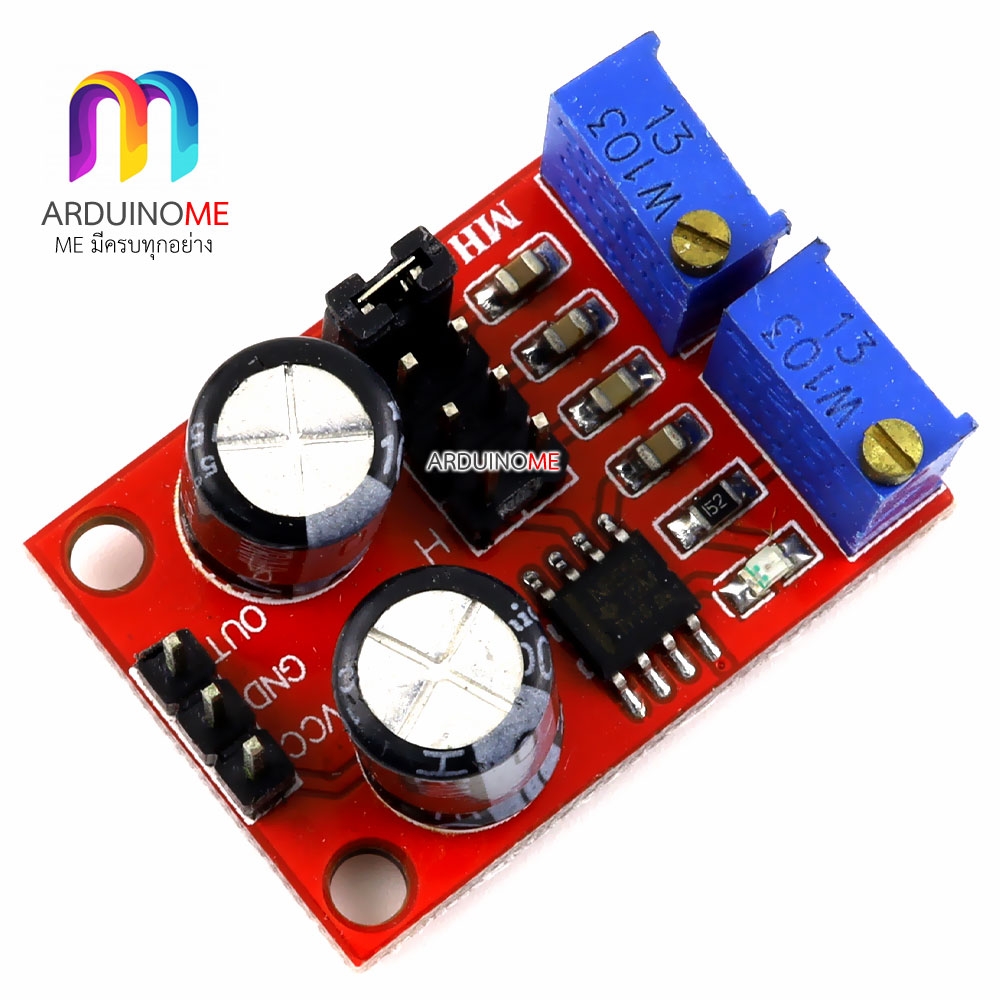 NE555 Pulse Frequency Duty Cycle Adjustable Module Square Wave Signal ...