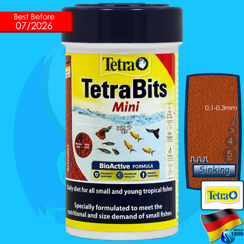 Tetra Bits Breeding Plus / Brilliant Colour / Complete / Mini อาหารปลา ...