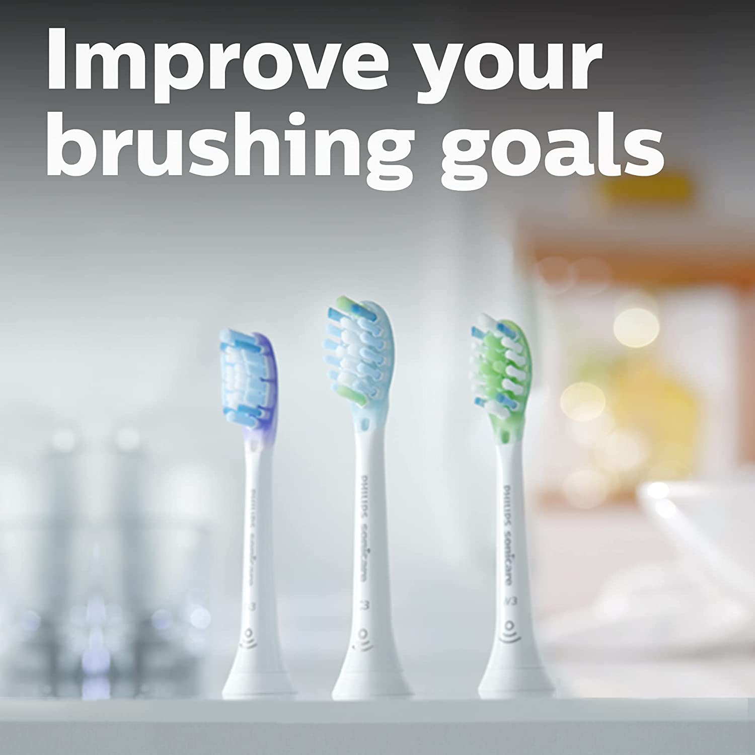 4pcs Replaceable Toothbrush Heads For Philips HX369 Sonic Electric ...