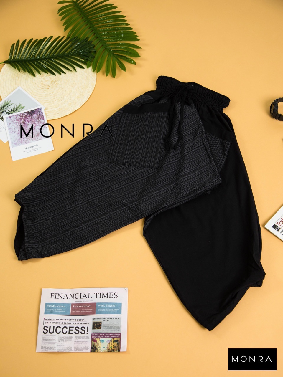 กางเกงซามูไร Samurai Pant กางเกงชาวเขา กางเกงชาวดอย กางเกงผ้าฝ้าย Pre ...