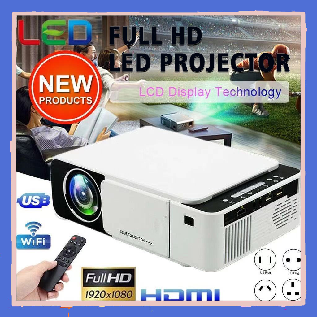 โปรเจคเตอร์ขายดีที่สุด New Arrival White Color Lamp Smart 4K HD Home ...
