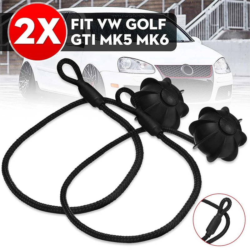 2X for Golf MK5 MK6 Rabbit R R32 R20 Hatch Parcel Shelf String Cord ...