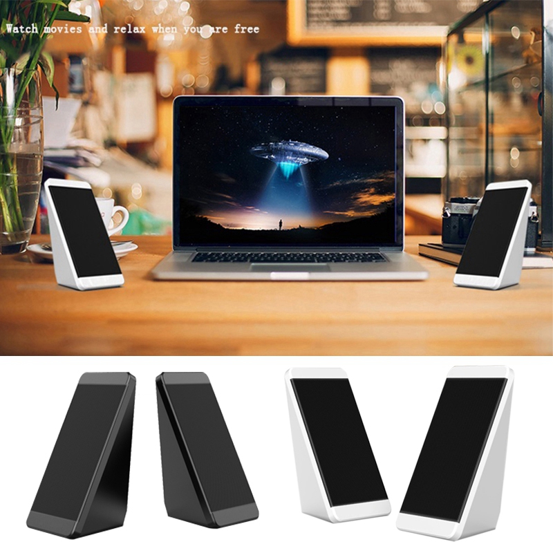 EZEEY 2PCS USB Wired Computer Speakers PC Elevation Angle Horns for ...