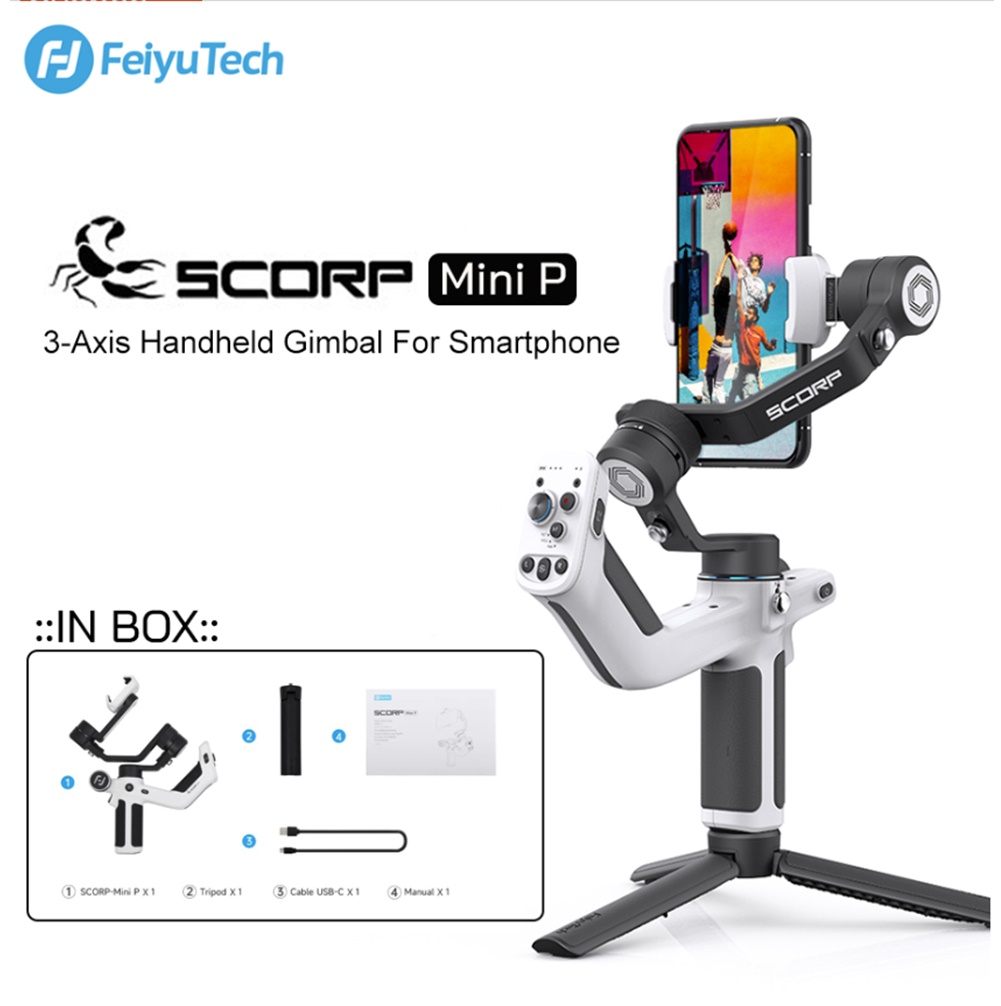 Feiyu SCORP-Mini P 3-Axis Handheld Gimbal Stabilizer for Smartphone - Catch5Shop - ThaiPick
